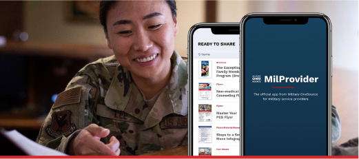 New! 📲 MilProvider App Makes Sharing Resources Easy